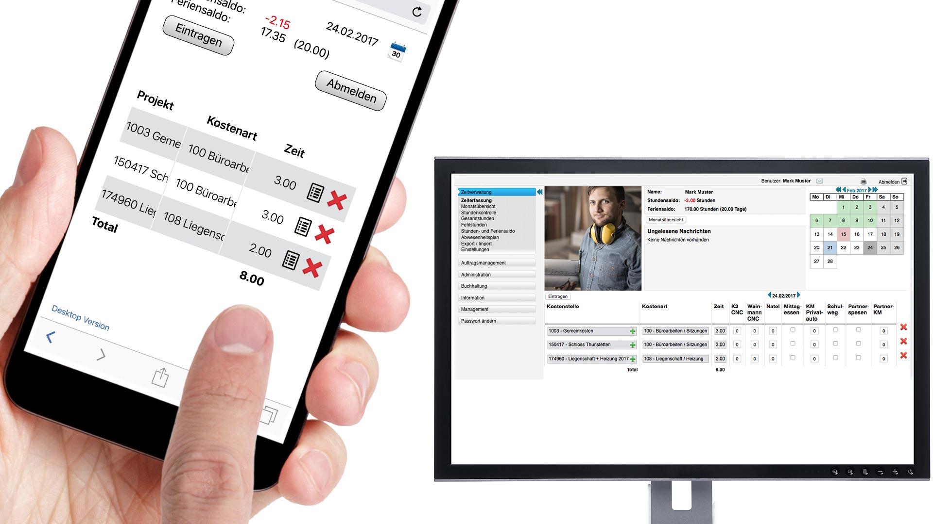 Zeiterfassung | contria.ch